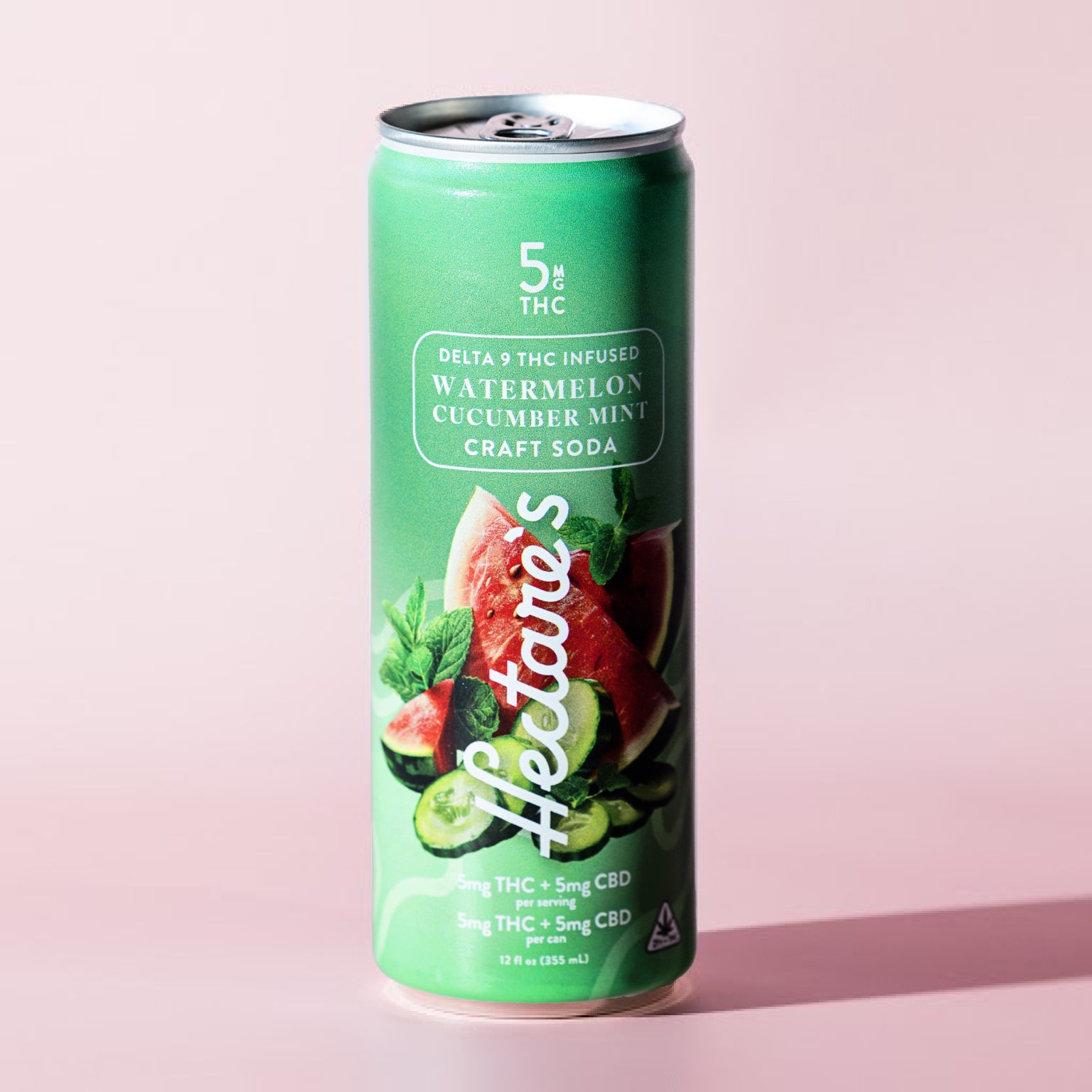 Watermelon Cucumber Mint Delta 9 Craft Soda 5mg- Hectares